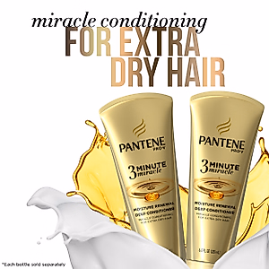 Pantene Daily Moisture Renewal 3 Minute Miracle Daily Conditioner, 8.0 fl oz