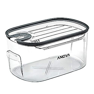 Anova Culinary ANTC01 Sous Vide Cooker Cooking container, Holds Up to 16L of Water, With Removable Lid and Rack