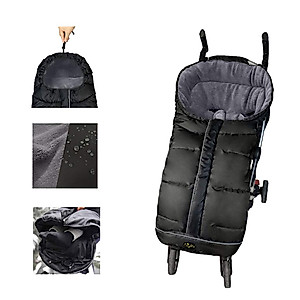 CozyMe Stroller Footmuff for Toddler, Stroller Blanket Evelution, Winter Baby Universal Stroller Bunting Bag, Warm Bunting Bag, Bottom Opens for Multi-Use,6-36M