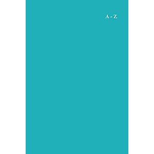 A6 Notebooks: Alphabetical A-Z Indexed Lined Journal with Tabs | 100 Pages, 90 GSM Paper
