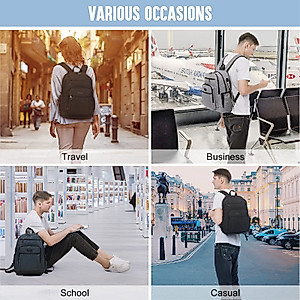 LOVEVOOK Laptop Backpack for Women Quilted Fashion Travel Backpack Purse Airline Approved 15.6 Inch Large Teacher Nurse Bag with Dual Computer Compartment for Work Business College