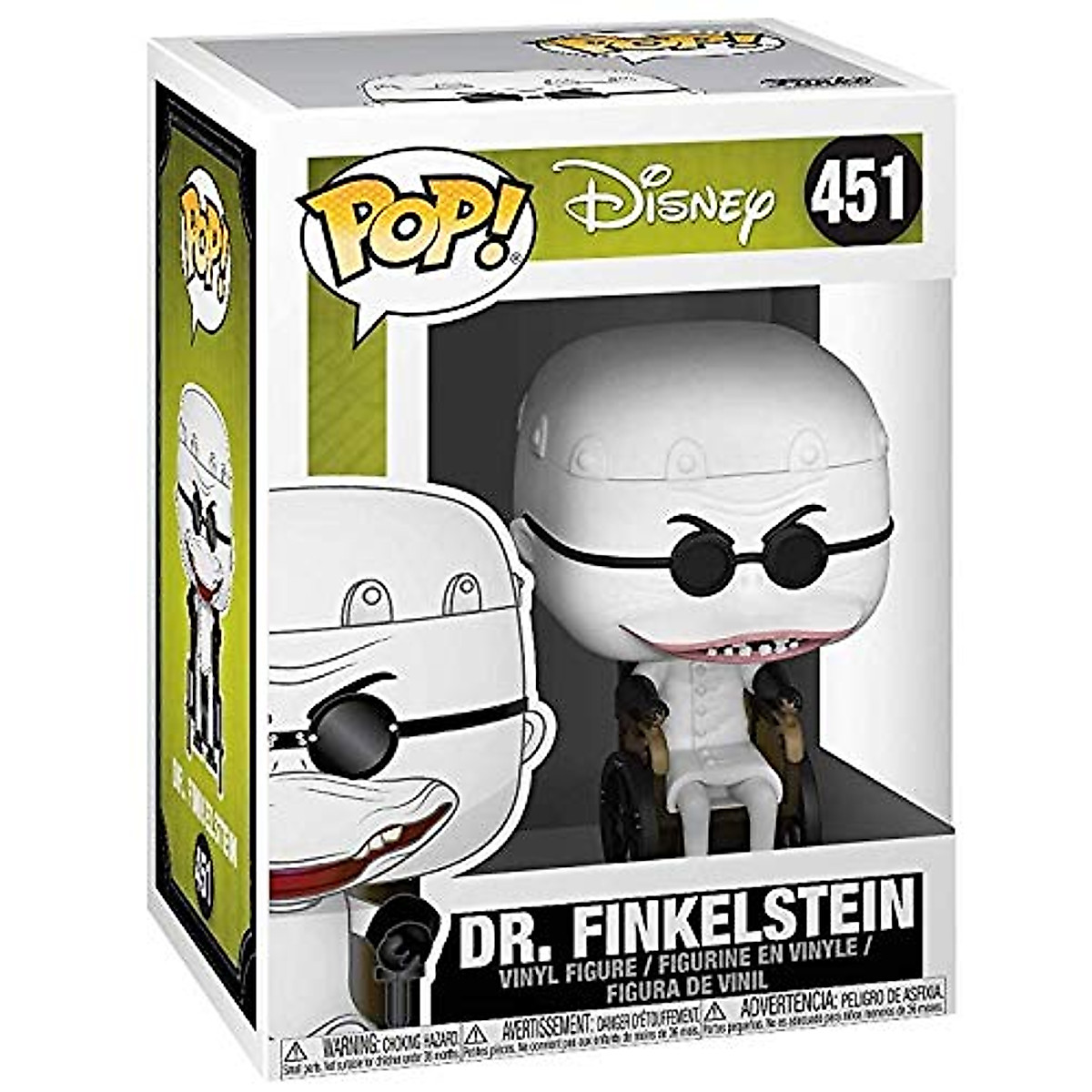 POP Disney: The Nightmare Before Christmas - Dr. Finklestein Funko Pop! Vinyl Figure (Bundled with Compatible Pop Box Protector Case), Multicolor, 3.75 inches