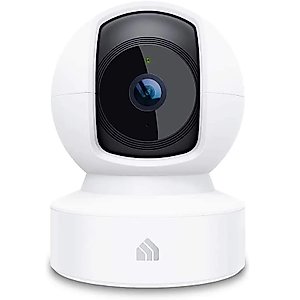 Kasa Indoor Pan/Tilt Smart Security Camera, 1080p HD Dog Camera 2.4GHz with Night Vision, Motion Detection for Baby and Pet Monitor, Cloud & SD Card Storage, Works with Alexa & Google Home (EC70)