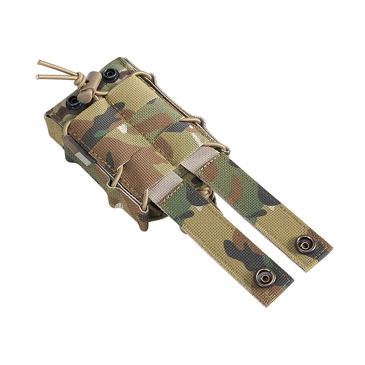 EXCELLENT ELITE SPANKER Tactical Molle Single/Double Open-Top Mag Pouch for M4 M14 M16 AR15 G36 Magazine (A Single-Multicam)