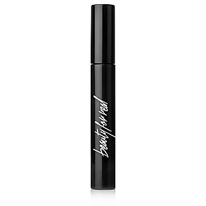 Beauty for Real Hi-Def Mascara, Just Black - Defining & Volumizing Lash Definer, Curls Lashes - Humidity & Smudge Proof - Micro Brush Ensures Versatile Application - 0.31 fl oz