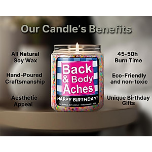 Funny Happy Birthday Candle, Birthday Gifts for Women Men, Gifts for Her and Him, Unique 30th 40th 50th 60th 70th Birthday Candles Gift Ideas