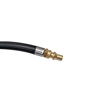 MENSI 16 Feet Y Splitter RV Propane Extension Hose for Two Outdoor Gas Grill to Hook Up RV 1/4" Quick Connect Adapter