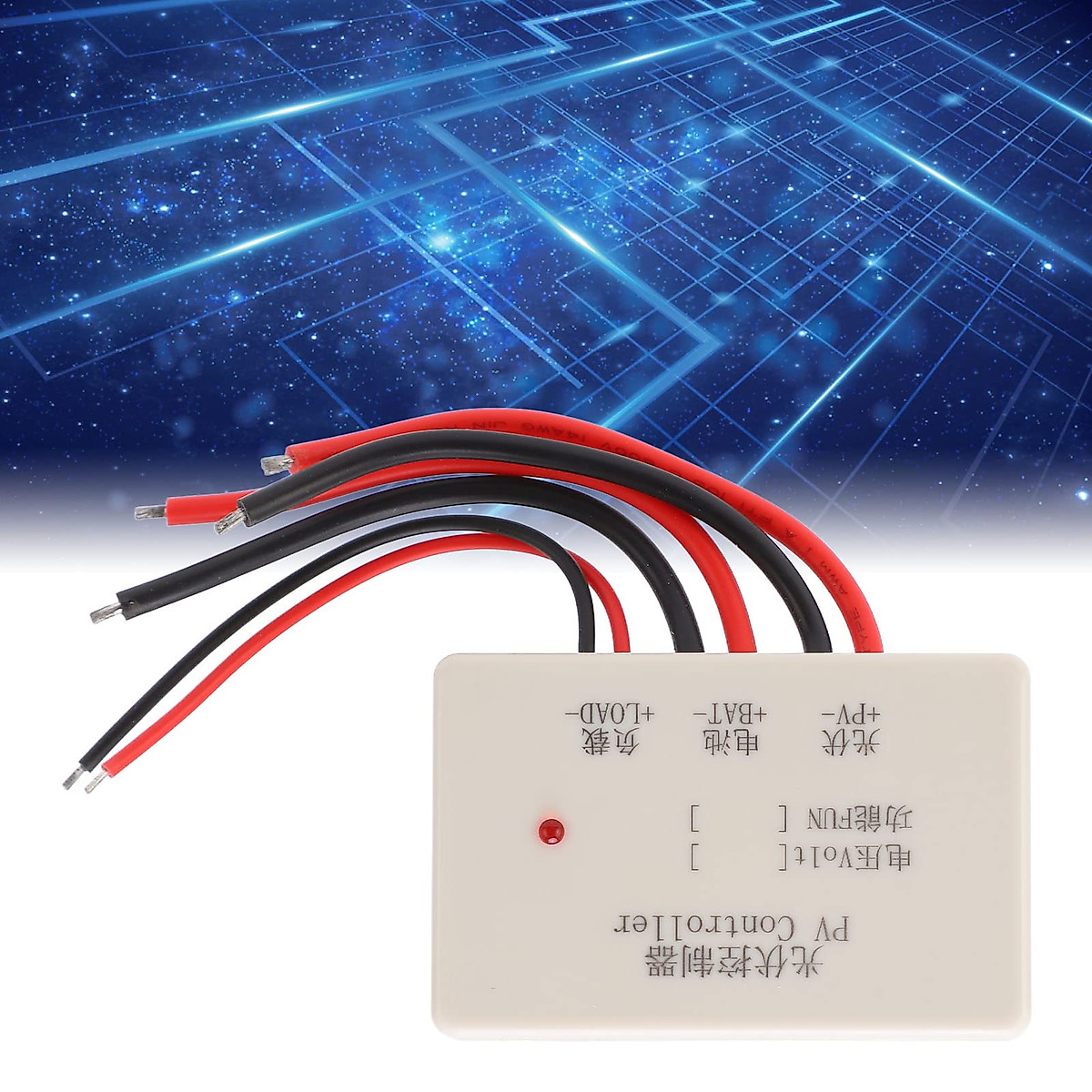 Smart Solar Panel Battery Regulator Boost PV Controller Overload Protection 3.2V to 5V for Caravan Monitoring (3.2V-B)
