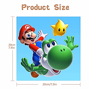 CarlonLin 4 Pack Paint by Numbers for Kids Ages 4-8, Paint by Numbers 8"X 8" Framed Canvas, Paint by Numbers for Kids Ages 8-12, DIY Acrylic Cartoon Oil Painting for Home Wall Decor