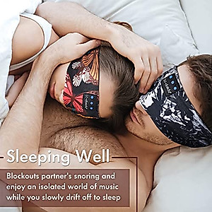 Bluetooth Headband Headphones Wireless Sleep Headphones, Music Sports Headband for Sleeping, Jogging, Workout, Yoga, Sleeping Headphones