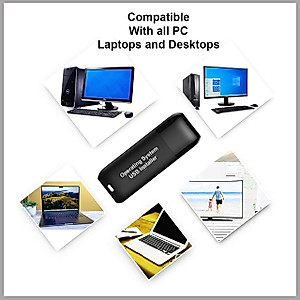 Bootable USB Drive Installer for Windows 7, 8, 10, 11, Linux, Ubuntu, Kali, Tails, Utility Suite w/Password Reset, Data Recovery, Boot Fix, and More. Installer