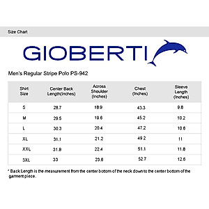 Gioberti Mens Regular Fit Yarn Dye Striped Short Sleeve Polo Shirt with Pocket, Royal, Size XL