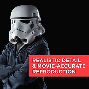 STAR WARS The Black Series Rogue One: A Story Imperial Stormtrooper Electronic Voice Changer Helmet Roleplay (Amazon Exclusive)