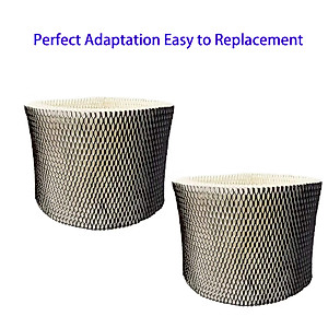 HOMFILBIT HWF75 Replacement Wick Filter Fit for Holmes HWF75 HWF75CS HWF75PDQ-U HF222, Replace Filter D (2 Pack)