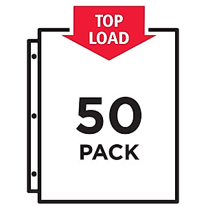 Avery Heavyweight Diamond Clear Sheet Protectors, 8.5" x 11", Acid-Free, Archival Safe, Easy Load, 200ct (74400)