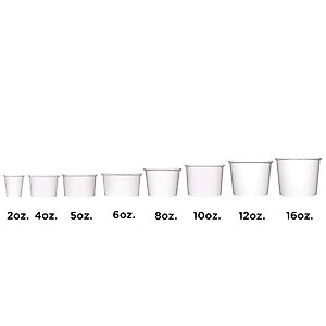 Karat C-KDP2W 2 oz Paper Sampling Cup, White (Pack of 2000)