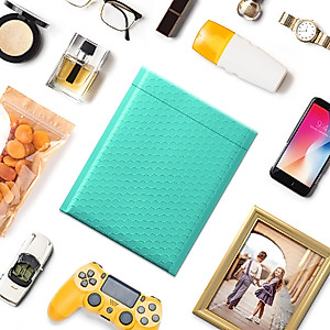 Metronic 100 Pack Bubble Mailer 6x10, Waterproof Padded Envelopes Self-Seal Small Bubble Mailers Cushioning Bubble Envelopes for Shipping,Small Items, Jewelry Makeup Supplies, Packaging Bulk#0