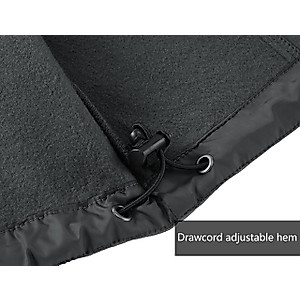 Little Donkey Andy Women's Insulated Hiking Jacket, Thermal Running Hybrid Jacket, Lightweight Breathable and Warm, Gray Size XL