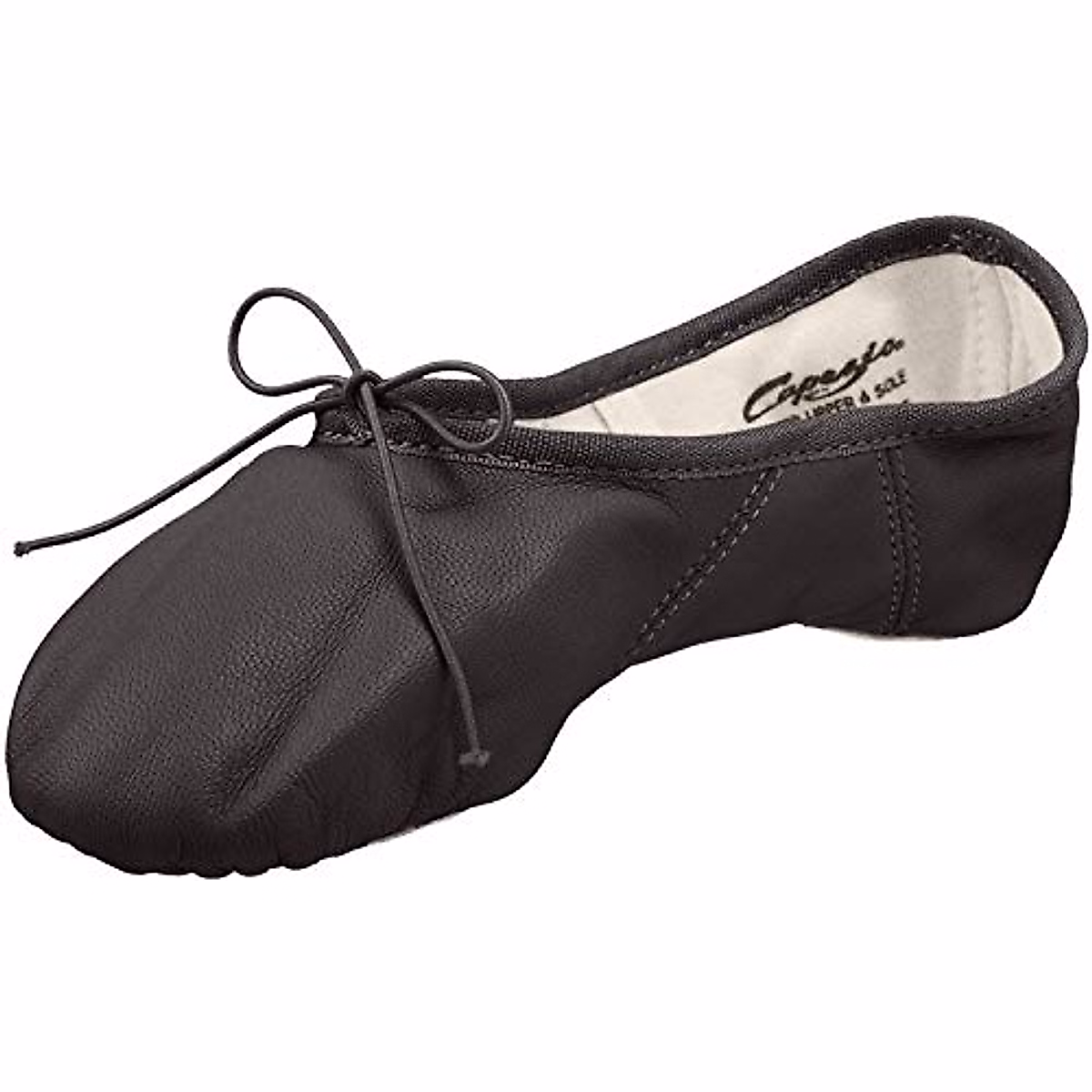 Capezio Women's Juliet Ballet Shoe, Black, 6 M US