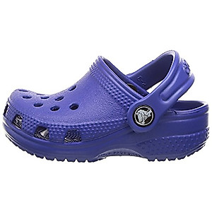 Crocs Unisex-Baby Classic Littles Clogs |Baby Shoes, Cerulean Blue, 2-3 Infant
