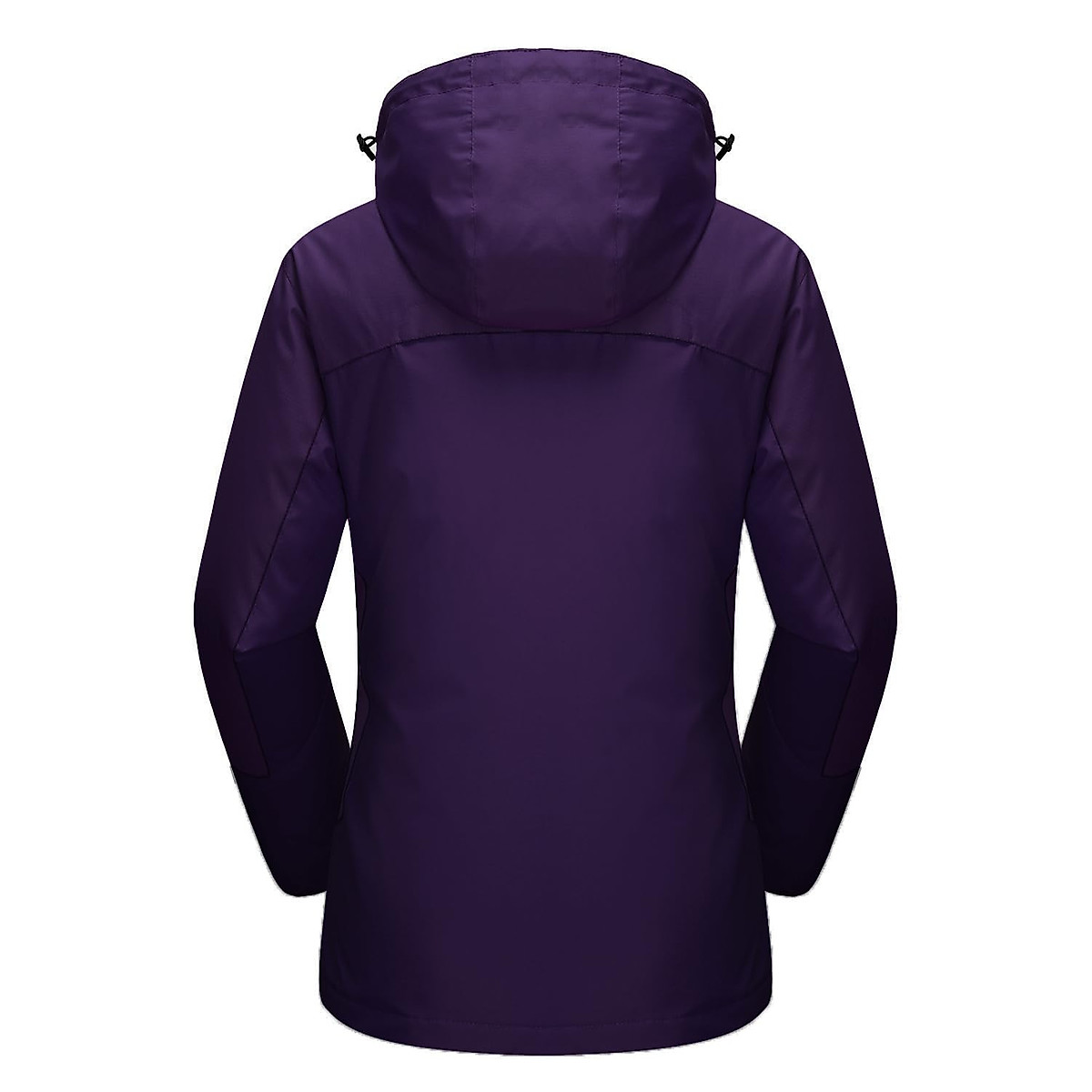 MAGCOMSEN Winter Coats for Women Winter Jacket Women Snowboard Jacket 3 In 1 Jacket Waterproof Insulated Skiing Jacket Dark Purple M