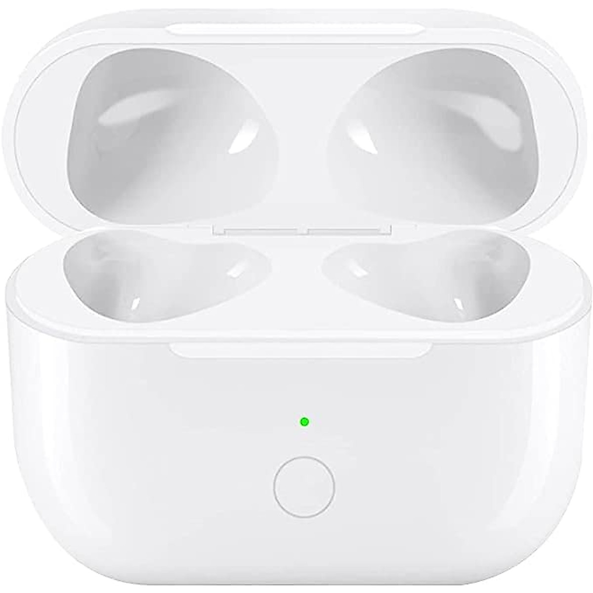 Wireless Charging Case Compatible with AirPods 3rd Generation Charging Case Replacement Charger Case Cover for Air Pods 3 Gen with Bluetooth Pairing Sync Button Quick-Pairing Button (No Earbuds)