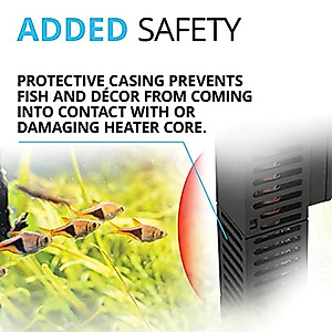 Fluval E300 Advanced Electronic Heater, 300-Watt Heater for Aquariums up to 100 Gal., A774