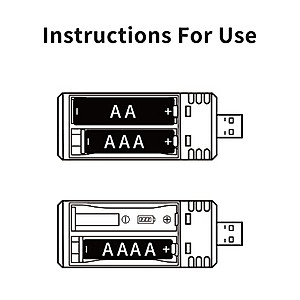 POWEROWL 4-Pack Rechargeable AAA Batteries with Charger, High Capacity Low Self Discharger NiMH Triple A Battery