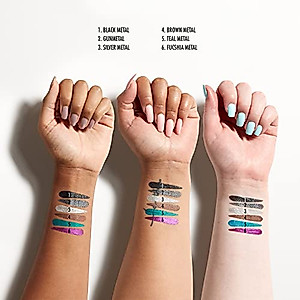 NYX PROFESSIONAL MAKEUP Epic Wear Metallic Liquid Liner, Long-Lasting Waterproof Eyeliner - Gun Metal