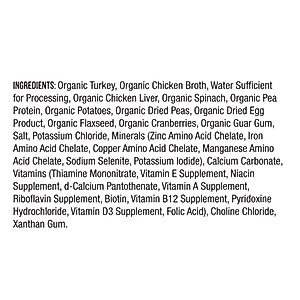 Castor & Pollux, Stew Organic Gluten Free Turkey Sweet Potato Tiny Feast Organic, 3.5 Ounce (Pack of 12)