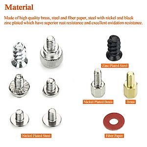 HELIFOUNER 810 Pieces Computer Standoffs Screws Assortment Kit with a Screwdriver