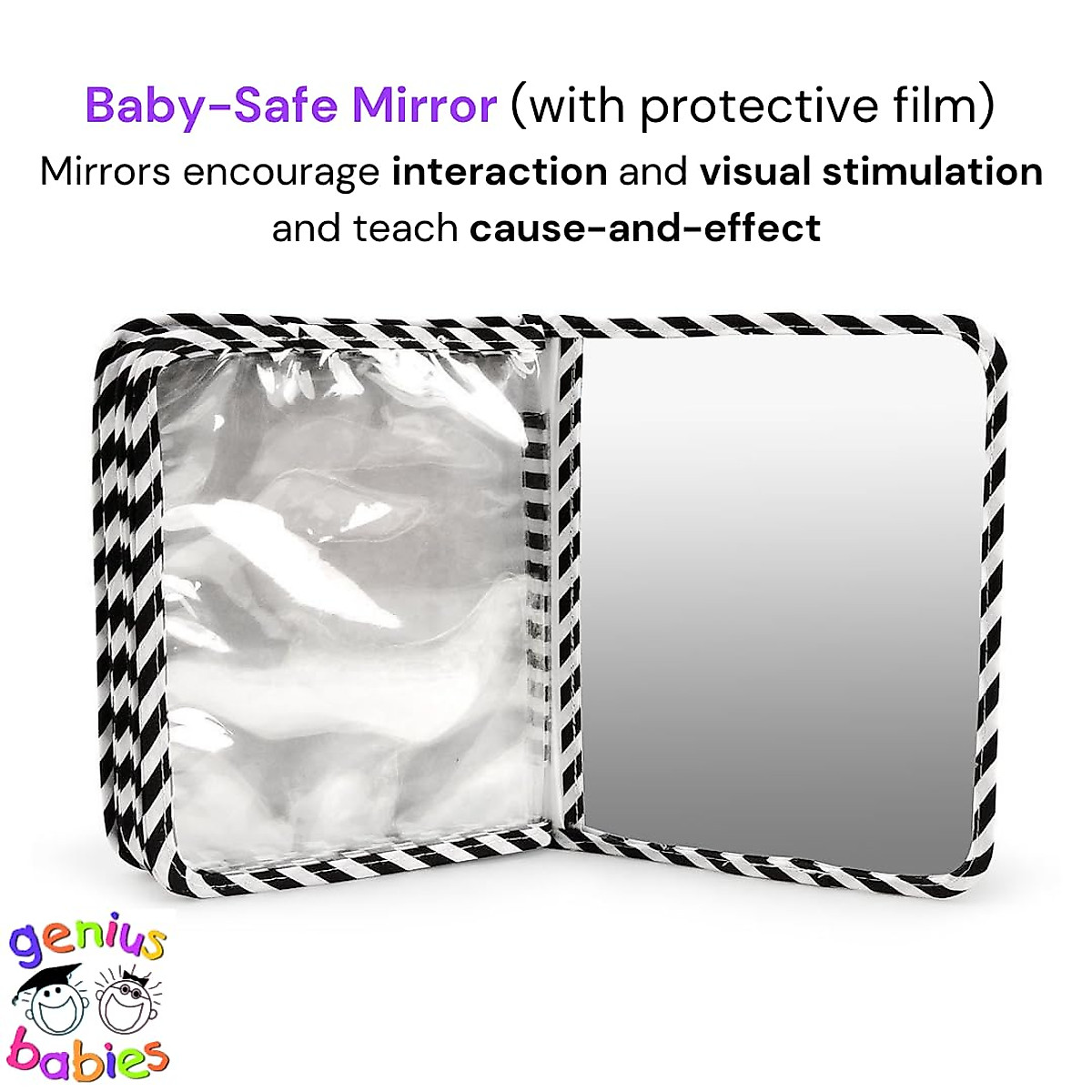 Baby's First Photo Album - My First Family Photo Album - Soft Fabric, Baby Safe, Easy to Clean, Holds 15 Photos, Personalize with Your Favorite Pictures, No Hard Edges