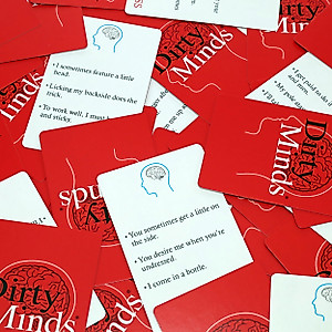 TDC Games Dirty Minds Card Game, Hilariously Twisted Party Card Game, Card Game for Bachelorette Parties, Party Games for Game Night, Naughty Clues with Clean Answers