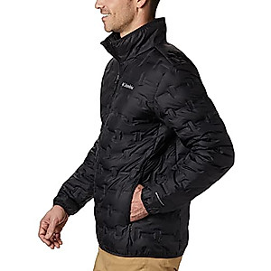 Columbia Men's Delta Ridge Down Jacket, Black, Small