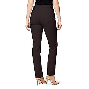 Gloria Vanderbilt womens Amanda Classic High Rise Tapered Jean, Coffee Roast, 20 Plus Regular