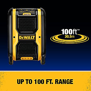 DEWALT 20V MAX* Bluetooth Speaker for Jobsite (DCR006)