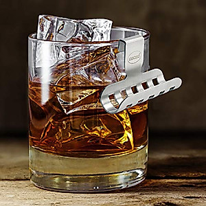 Whisky Glass Cigar Holder QBOSO Portable Cigar Holder With Hollow-carved Design, Whisky Glass-Mate on the Bar Countertop,Make Your Drinking and Smoking more Enjoyable