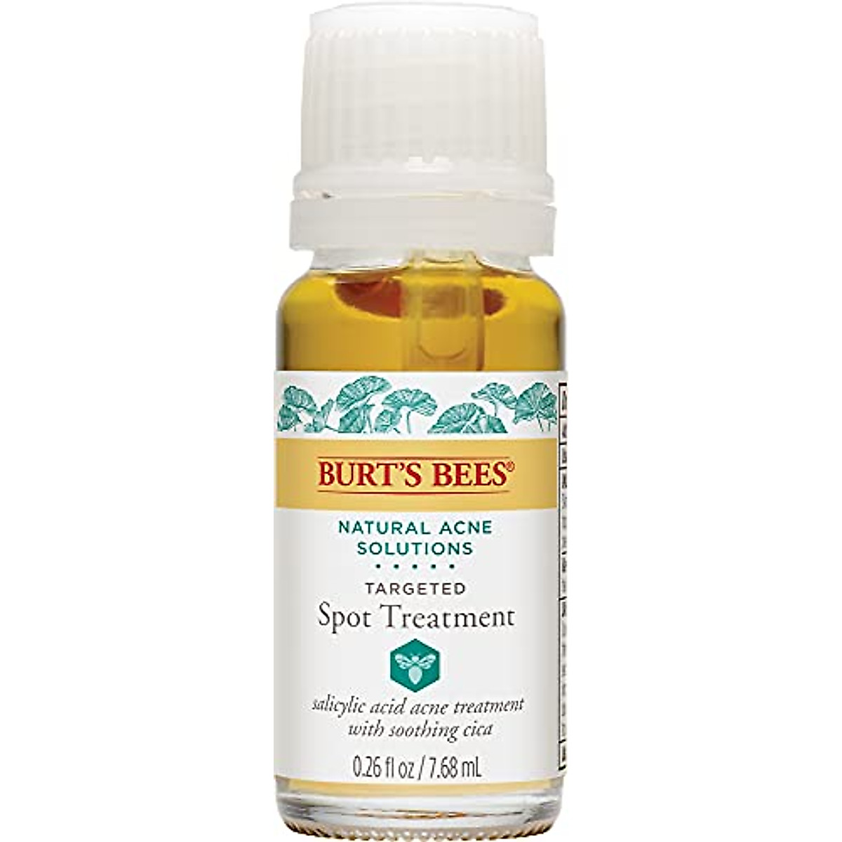 Burt's Bees Natural Acne Solutions Targeted and Minimizing Spot Treatment for Oily Skin, 0.26 Oz (Package May Vary)