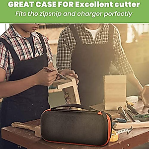 Carrying Case Only- Compatible with WORX WX082L/ WX081L, for ZipSnip Cutting Tool, Fabric Cutter Storage Bag Rotorazer Saw Container, Mini Circular Saw Organizer Box