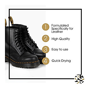 Shoe Clinic Leather Cleaner | Deep Clean Shoes, Sneakers, Boots, Heels, Sandals, and More | Natural Quick Drying Premium Shoe Cleaner (125 ml / 4.2 oz)