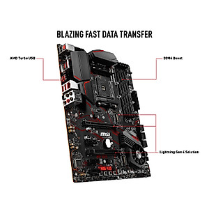 MSI MPG X570 Gaming Plus Motherboard (AMD AM4, PCIe 4.0, DDR4, SATA 6Gb/s, M.2, USB 3.2 Gen 2, HDMI, ATX) (Renewed)