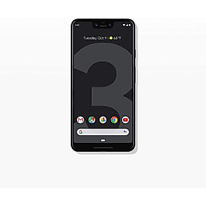 Google Pixel 3 XL G013C Unlocked 64GB 4G LTE Smartphone - Just Black (Renewed)