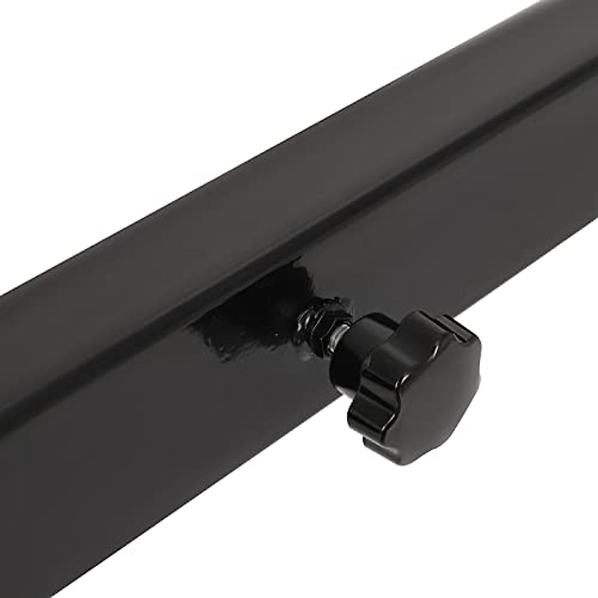 ECCPP Adjustable Van Ladder Rack Hightop 2 Bars Roof Rack fit for 96-18 for Chevy Express with Rain Gutters Heavy-Duty Steel Pickup Truck Ladder Rack 700Lb Universal Lumber Utility