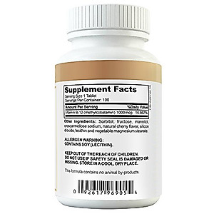 Weight Gainer B-12 Chewable Absorbs Faster Than Weight Gain Pills for Fast Massive Weight Gain in Men and Women While Opening Your Appetite More Than Protein