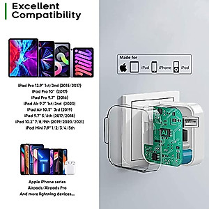 iPad Charger,Fast Apple Charger for iPhone 【Apple MFI Certified】12W Flodable Fast Charging USB Wall Charger Portable Travel Block with 2 Pack 6.6FT USB to Lightning Cable for iPad/Mini/Air/Pro,iPhone