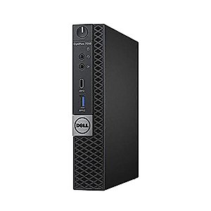 Dell OptiPlex 7050 Micro Form Factor Desktop Computer, Intel Core i5-7500T Quad-Core Up to 3.3GHz, 16GB DDR4, 512GB Solid State Drive, Windows 10 Pro (Renewed)