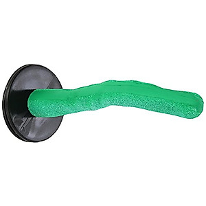 Sweet Feet and Beak Safety Pumice Perch Bird Toys - Features Pumice - Parrot Toys - Promotes Healthy Feet - Safe, Non-Toxic Pet Supplies & Accessories for Bird Cages (Small, Green)