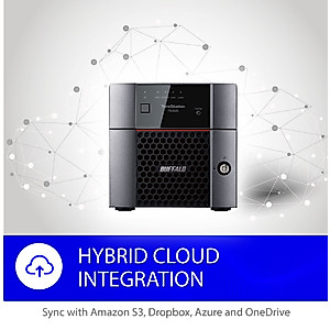 BUFFALO TeraStation 3220DN 2-Bay SMB 8TB (2x4TB) Desktop NAS w/Hard Drives Included Network Attached Storage