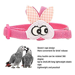 Bird Flying Rope Bird Foot Chain Pet Bird Harness Leash Ultra Light Bird Traction Rope for Training M