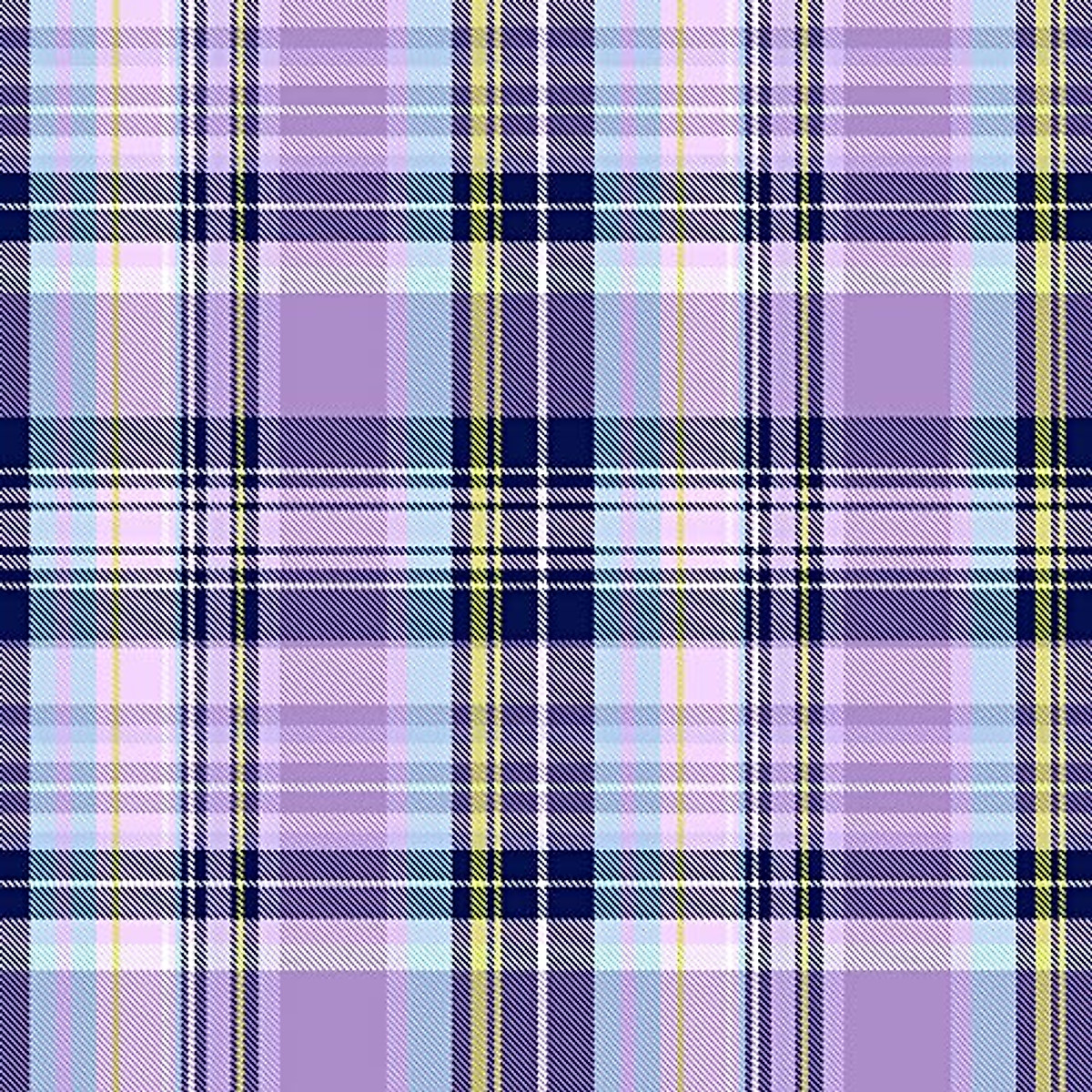 Vera Bradley Women's Cotton Mini Totepack Backpack, Amethyst Plaid - Recycled Cotton, One Size